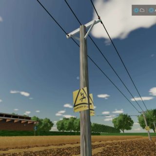 UK ELECTRICITY POLES PREFAB full release v1.0 FS22 Mod | Farming ...