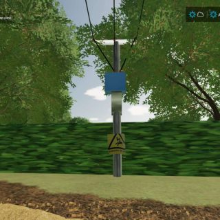 UK ELECTRICITY POLES PREFAB update version v2.0 FS22 Mod | Farming ...
