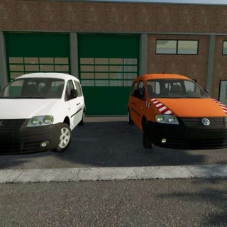 Volkswagen Caddy 2007 v1.1 FS22 Mod | Farming Simulator 22 Mod