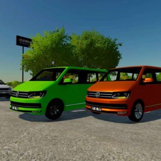 Volkswagen Transporter v1.0 FS22 Mod | Farming Simulator 22 Mod