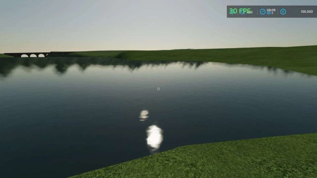 Waterplane 2x2 km v1.0 FS22 Mod | Farming Simulator 22 Mod