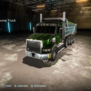 WesternStar 49x Dump Truck v1.2 FS22 Mod | Farming Simulator 22 Mod