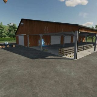 Wood Storage v1.0 FS22 Mod | Farming Simulator 22 Mod