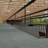 120x400 BTO Free Stall Monoslope v1.0 FS22 Mod | Farming Simulator 22 Mod