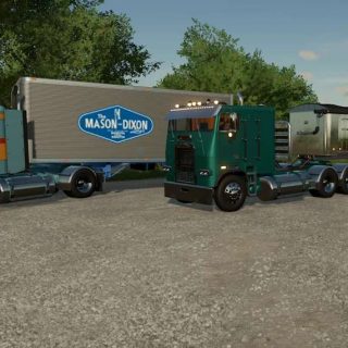 1989 Freightliner FLT Cabover v1.0 FS22 Mod | Farming Simulator 22 Mod
