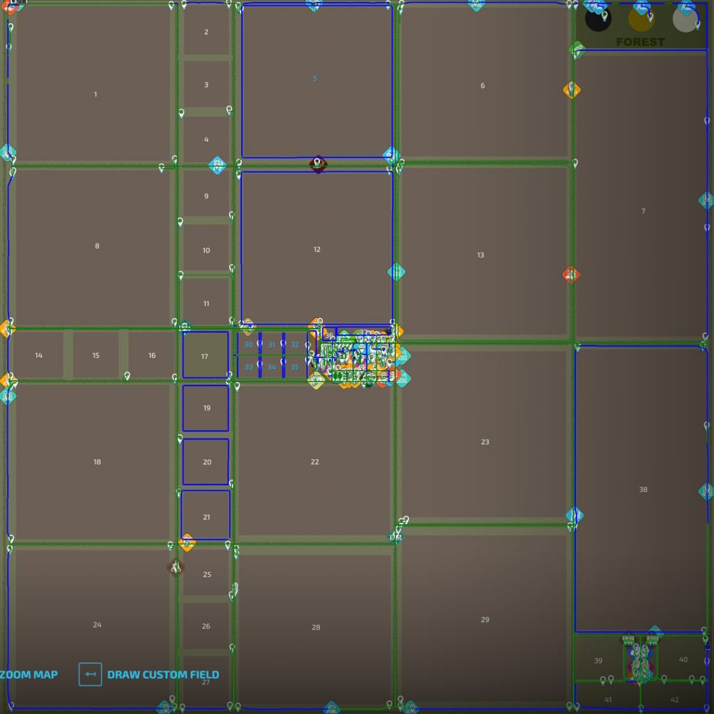 Autodrive course for West End 64x V2.2 FS22 Mod | Farming Simulator 22 Mod