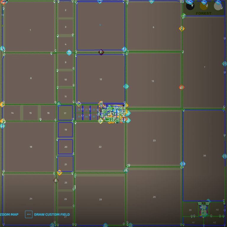 Autodrive course for West End 64x V2.2 FS22 Mod | Farming Simulator 22 Mod