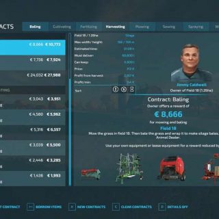 Better Contracts V1.2.7.9 FS22 Mod | Farming Simulator 22 Mod