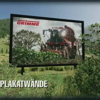 Advertising Billboards v1.0 FS22 Mod | Farming Simulator 22 Mod