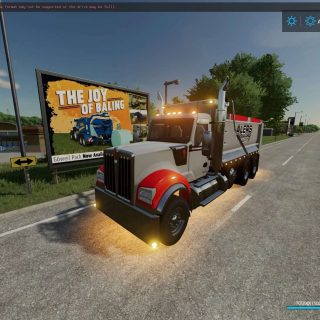 Alers Hauling Kenworth W990 dump truck V1.0 FS22 Mod | Farming ...