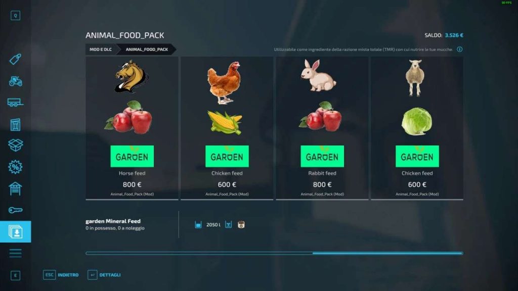 Animal Food Pack v1.1 FS22 Mod | Farming Simulator 22 Mod