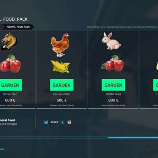 Animal Food Pack v1.1 FS22 Mod | Farming Simulator 22 Mod