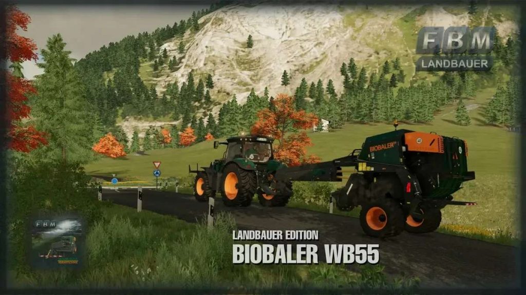 BioBaler WB55 LE v1.0 FS22 Mod | Farming Simulator 22 Mod