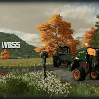 BioBaler WB55 LE v1.0 FS22 Mod | Farming Simulator 22 Mod