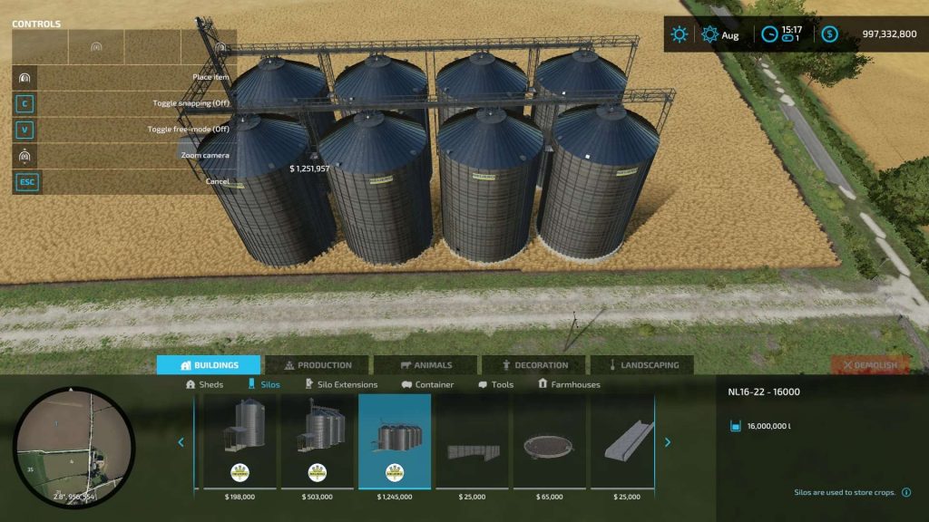 Camera Settings v1.0 FS22 Mod | Farming Simulator 22 Mod