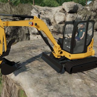 CAT 305 NG v1.0 FS22 Mod | Farming Simulator 22 Mod