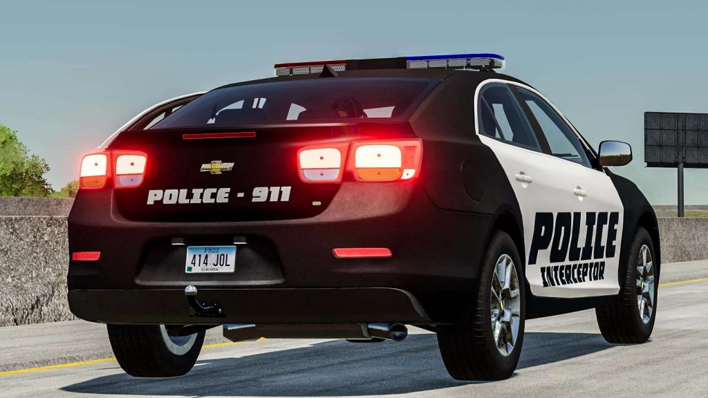 Chevrolet Malibu 2013 Police v1.0 FS22 Mod | Farming Simulator 22 Mod