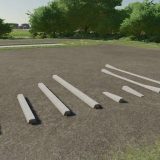 Concrete Curbs Pack v1.0 FS22 Mod | Farming Simulator 22 Mod