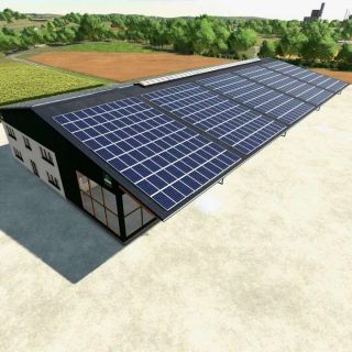 Contractor garage as Bale and Pallet Storage v1.0 FS22 Mod | Farming ...