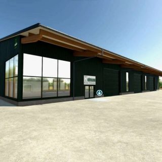 Contractor garage as Bale and Pallet Storage v1.0 FS22 Mod | Farming ...