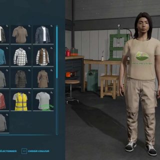 Custom Clothing v1.0.1.1 FS22 Mod | Farming Simulator 22 Mod