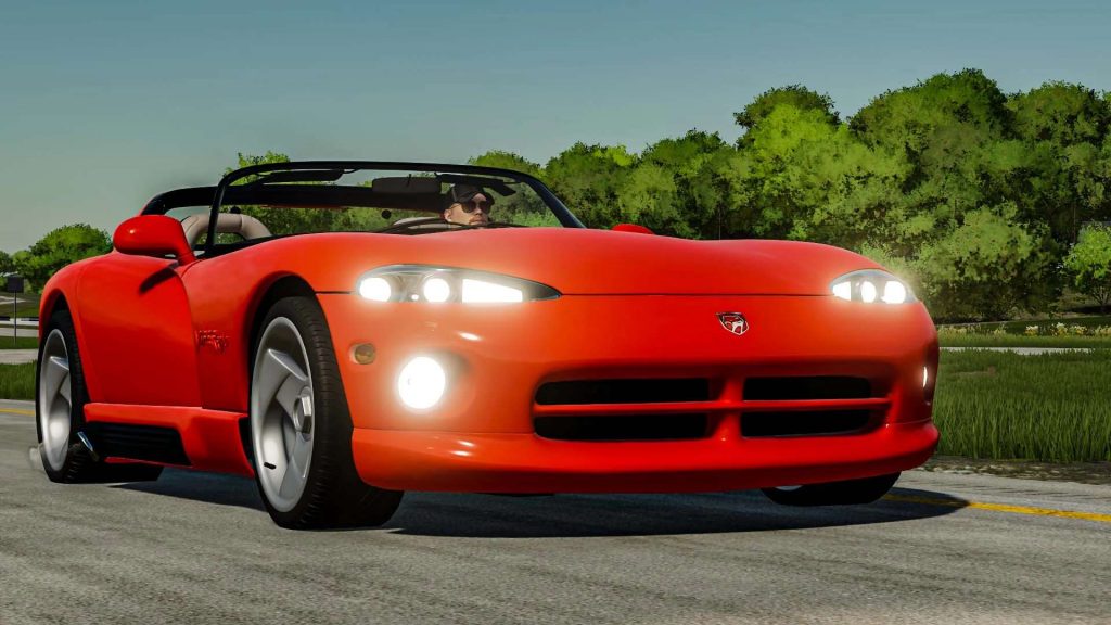 Dodge Viper v1.0 FS22 Mod | Farming Simulator 22 Mod