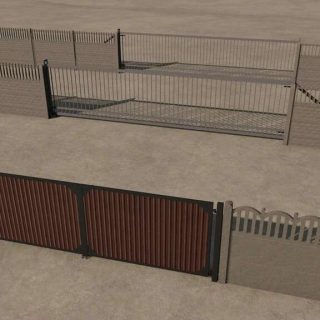 Fences And Gates Pack v1.0 FS22 Mod | Farming Simulator 22 Mod