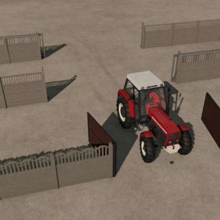 Fences And Gates Pack v1.0 FS22 Mod | Farming Simulator 22 Mod