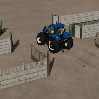 Fences And Gates Pack v1.0 FS22 Mod | Farming Simulator 22 Mod