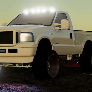 Ford 2007 F350 Regular Cab V2.0 FS22 Mod | Farming Simulator 22 Mod
