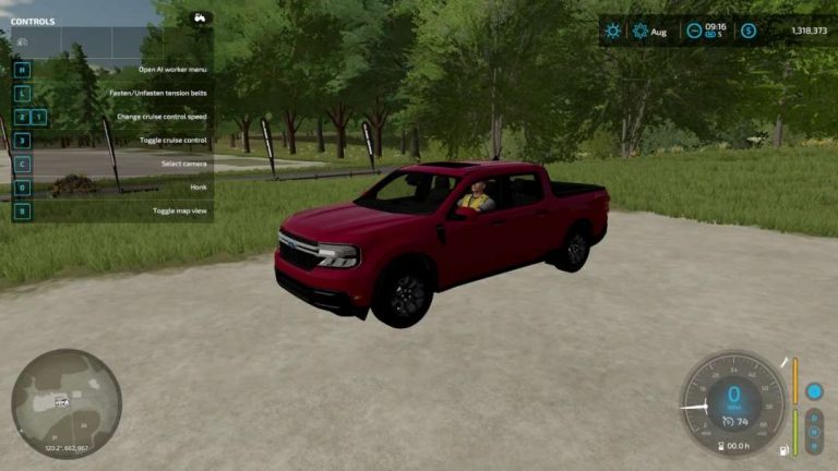 Ford Maverick Pickup Truck v2.1 FS22 Mod | Farming Simulator 22 Mod