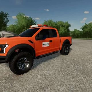 Ford Raptor F150 2017 Bauhof Mattis v1.0 FS22 Mod | Farming Simulator ...