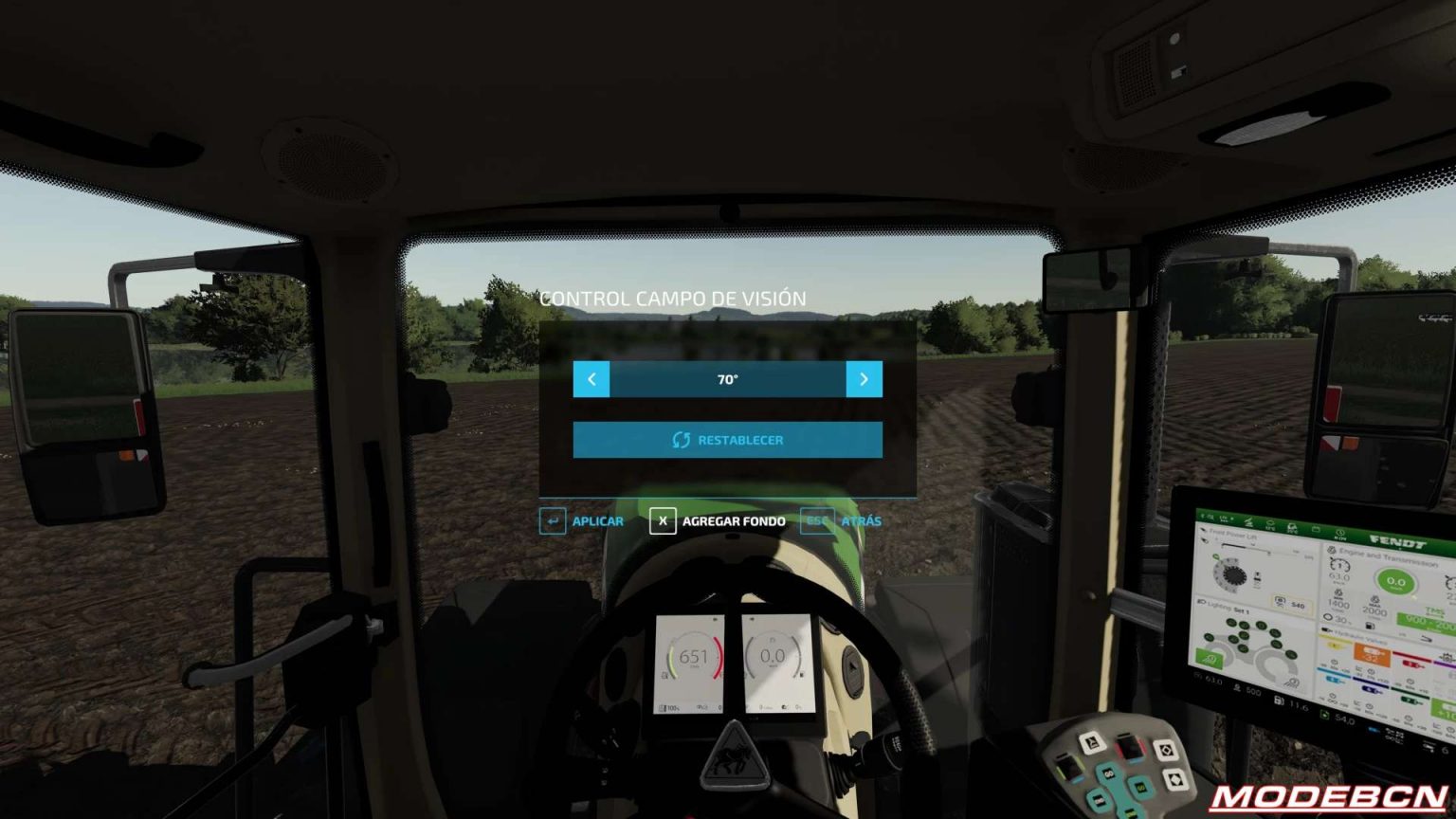 Fov Control VERSIÓN EN ESPAÑOL V1.0.0.2 FS22 Mod | Farming Simulator 22 Mod