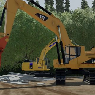 Cat 365B v1.0 FS22 Mod | Farming Simulator 22 Mod