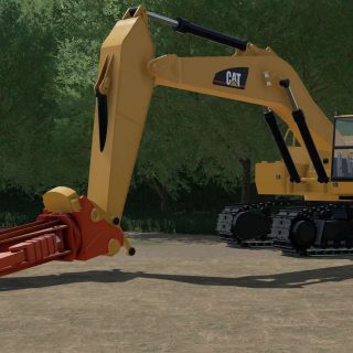 Cat 365B v1.0 FS22 Mod | Farming Simulator 22 Mod