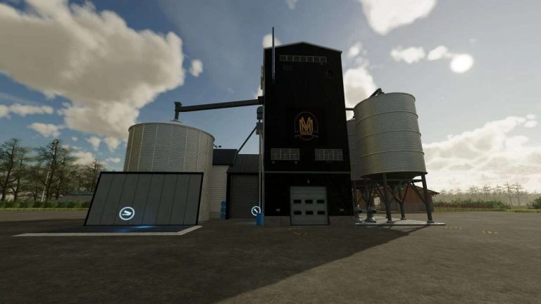 Grain mill v1.0 FS22 Mod | Farming Simulator 22 Mod