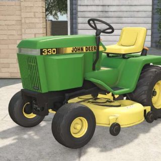 John Deere 330 Lawn Mower v1.0 FS22 Mod | Farming Simulator 22 Mod