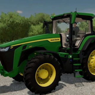 John Deere 8R with North American Wheels v1.0.0.1 FS22 Mod | Farming ...