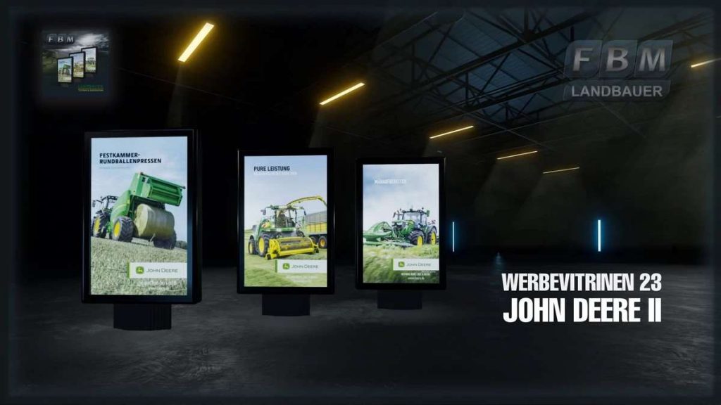 John Deere II Advertising Showcases 23 v1.0 FS22 Mod | Farming ...