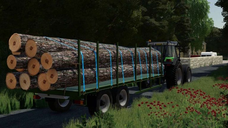 Johnston Brothers Modular Trailer v1.1 FS22 Mod | Farming Simulator 22 Mod