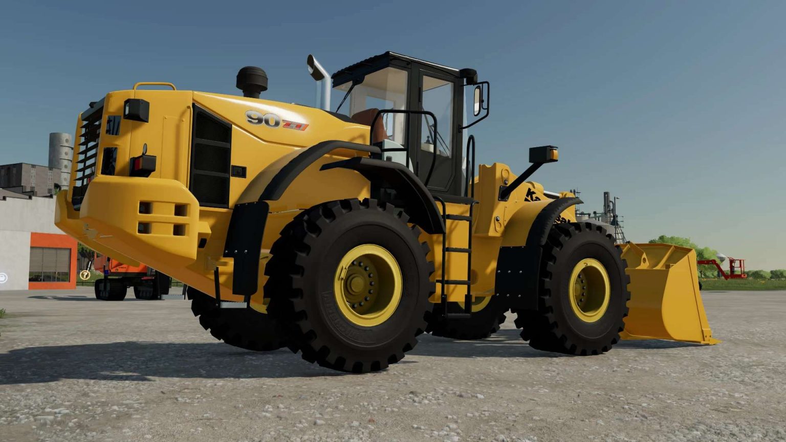Kawasaki 90Z7 Wheel Loader v1.0 FS22 Mod | Farming Simulator 22 Mod