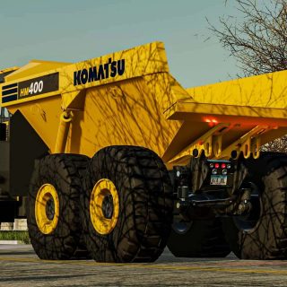 Komatsu HM400 Dumper v1.0 FS22 Mod | Farming Simulator 22 Mod