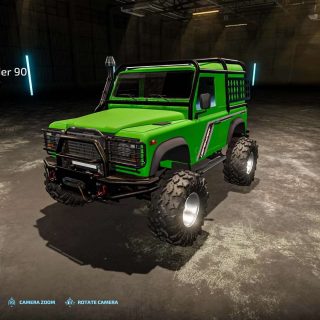 Land Rover Defender v2.0 FS22 Mod | Farming Simulator 22 Mod