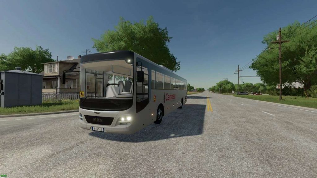 Man Intercity Catteau Voyages 59 v1.0 FS22 Mod | Farming Simulator 22 Mod