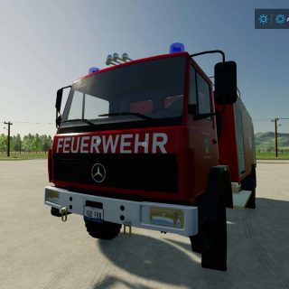 Mercedes Benz LK 1124 AFE Ziegler TLF 16/45 v1.0 FS22 Mod | Farming ...
