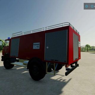 Mercedes Benz LK 1124 AFE Ziegler TLF 16/45 v1.0 FS22 Mod | Farming ...