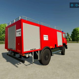 Mercedes Benz LK 1124 AFE Ziegler TLF 16/45 v1.0 FS22 Mod | Farming ...