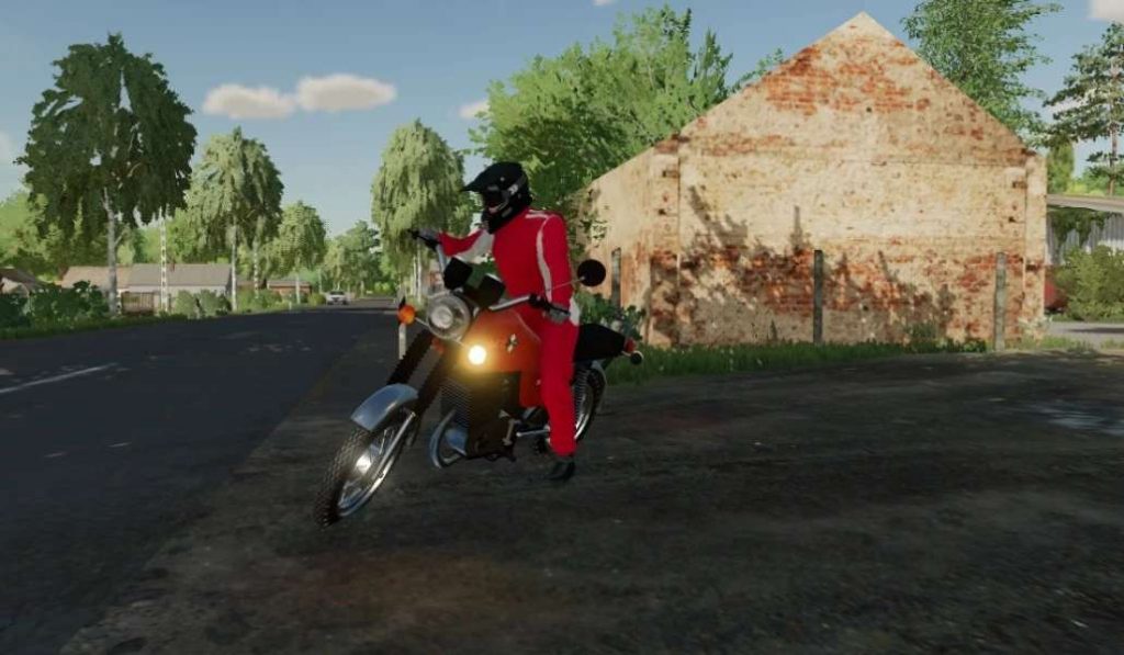 MZ ETZ 250 Motorcycle v1.0 FS22 Mod | Farming Simulator 22 Mod