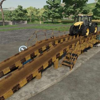Old Repair Ramp v1.0 FS22 Mod | Farming Simulator 22 Mod