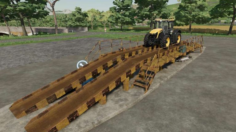 Old Repair Ramp v1.0 FS22 Mod | Farming Simulator 22 Mod